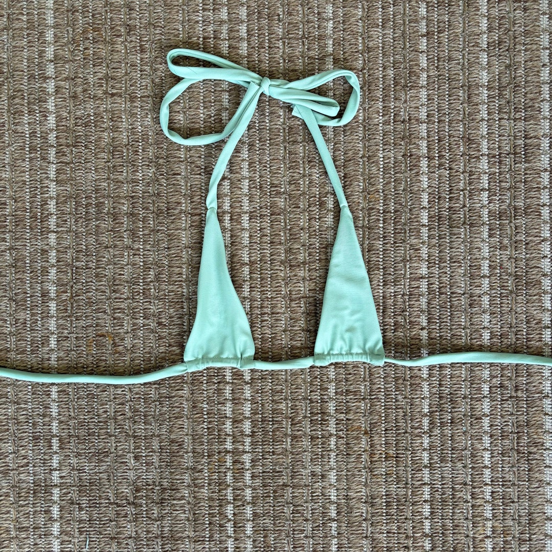 Micro Bikini Top Micro Triangle Bikini Sexy Swimwear Sexy Bikini Top Minimal Bikini Top - Etsy