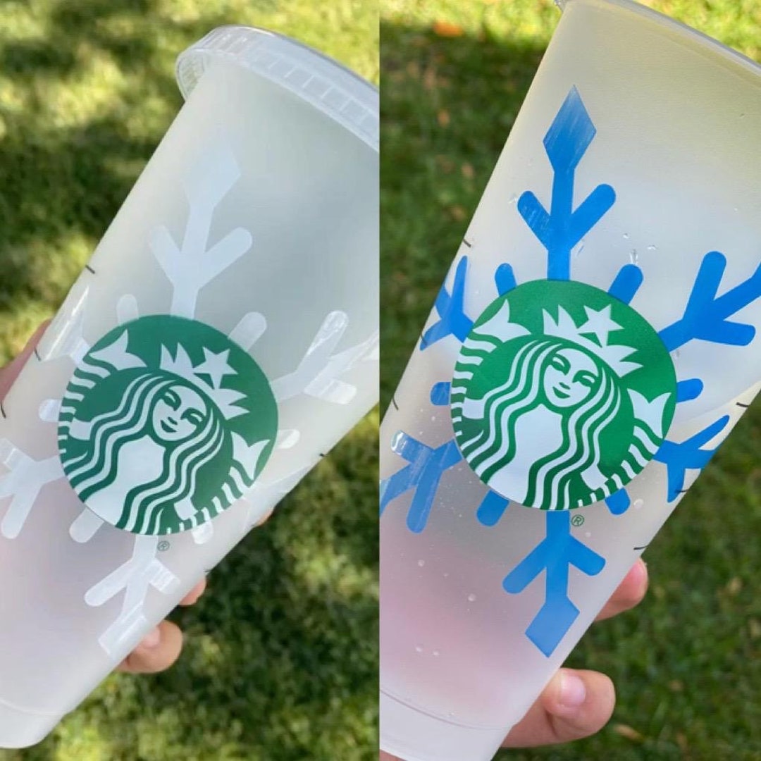 Color Changing Winter Starbucks Cup | Personalized Gift Starbucks Cup ...