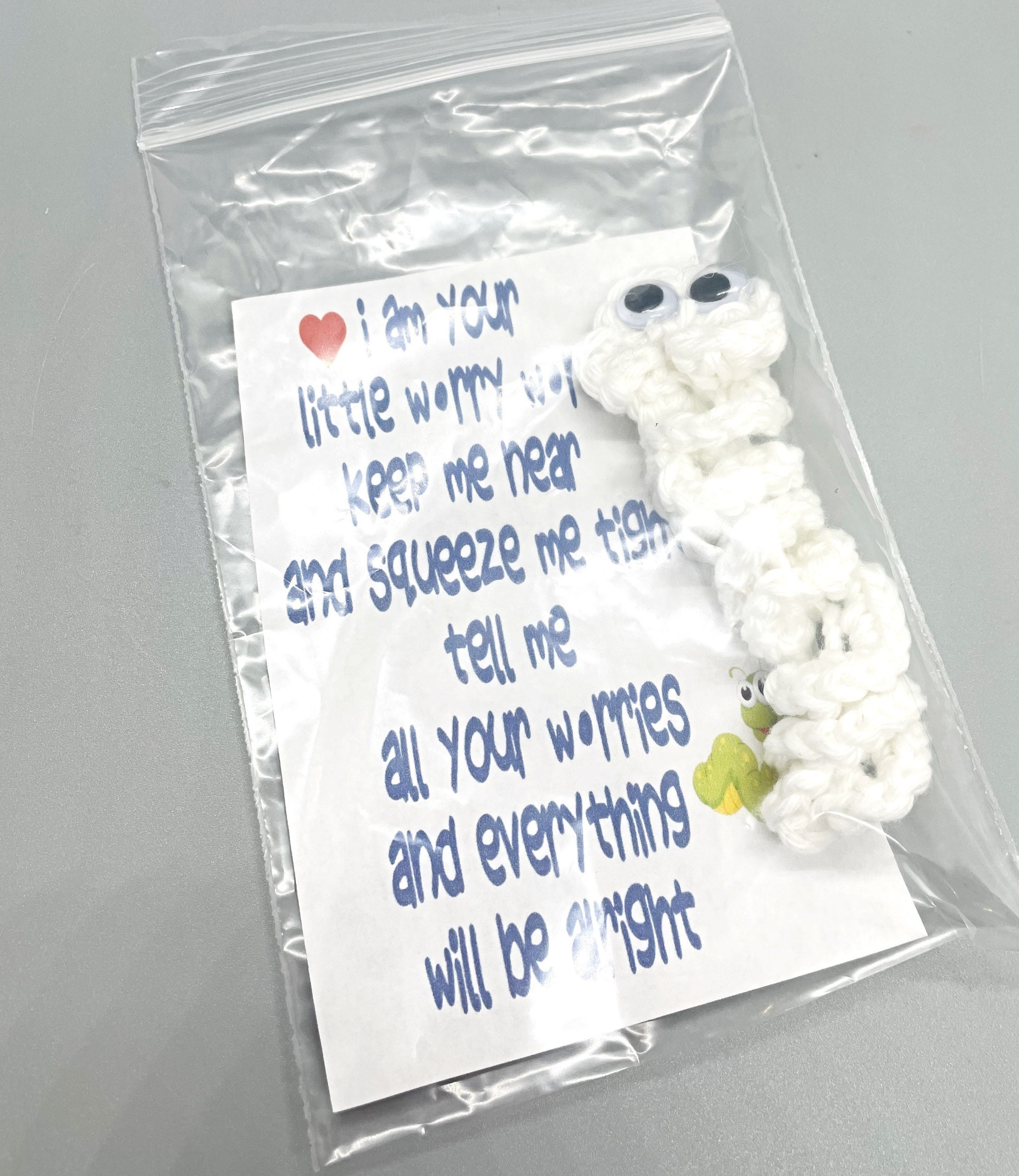 Worry Worm Stress Toy Fidget Toy ADHD Toy Anxiety Toy - Etsy