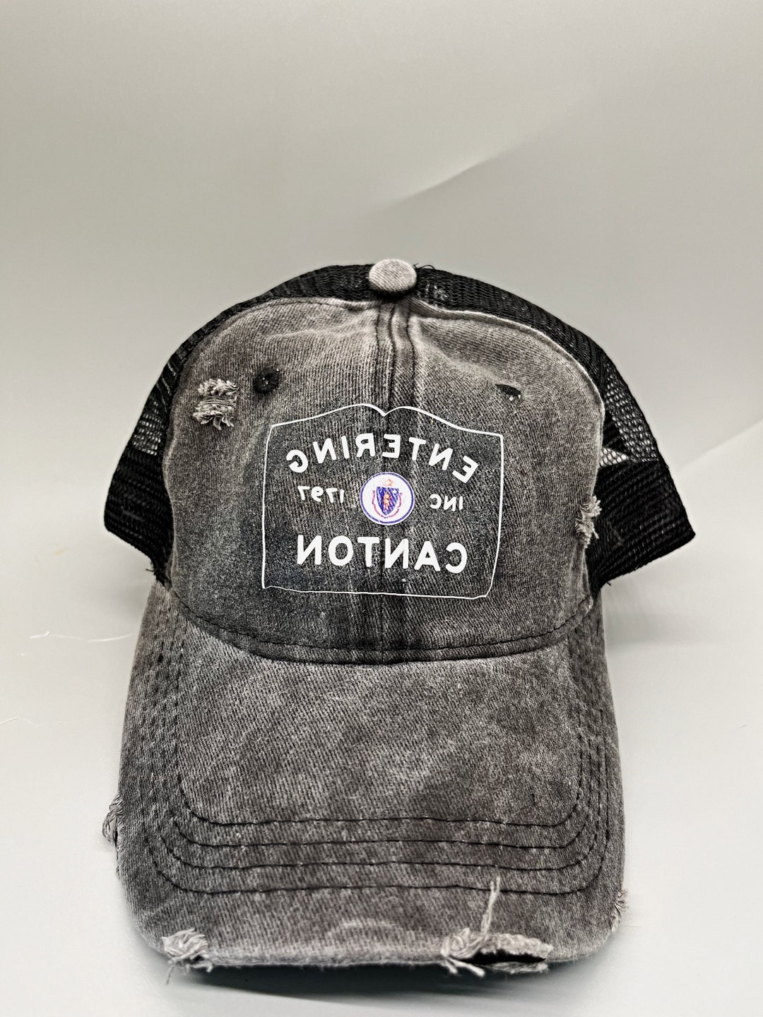 Entering Canton Mirrored Sign Hat - Etsy