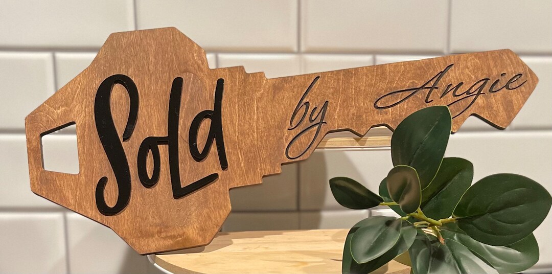 Sold Key Sign - Etsy