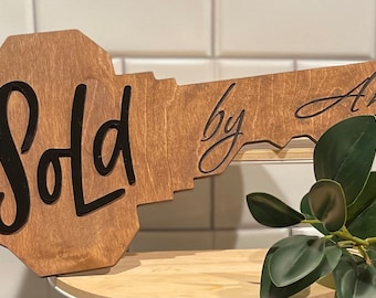 Sold Key Sign - Etsy
