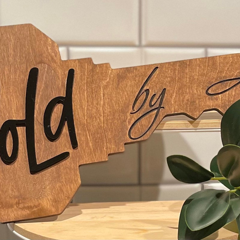 Sold Key Sign - Etsy