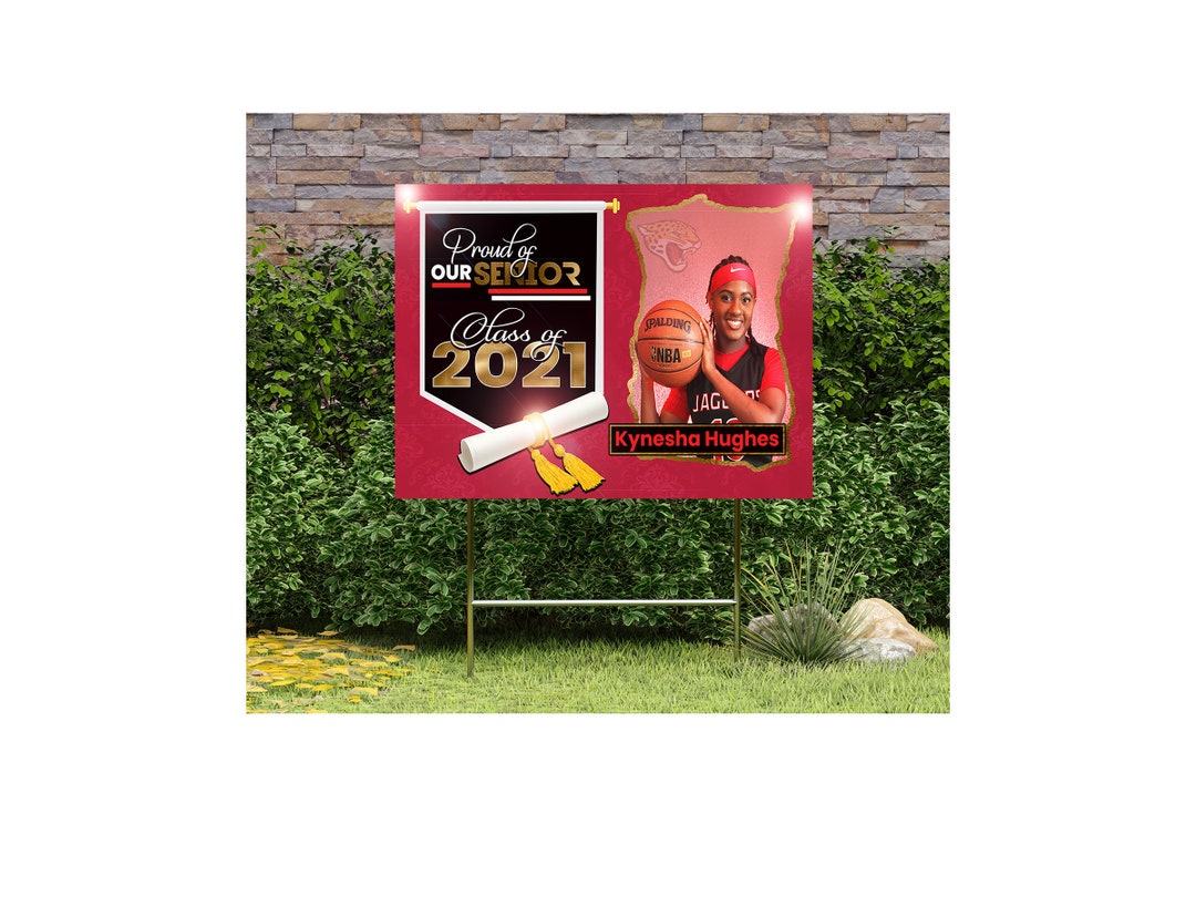 Graduation Yard Sign, Class of 2021, Graduation Party Signs, Congrats ...