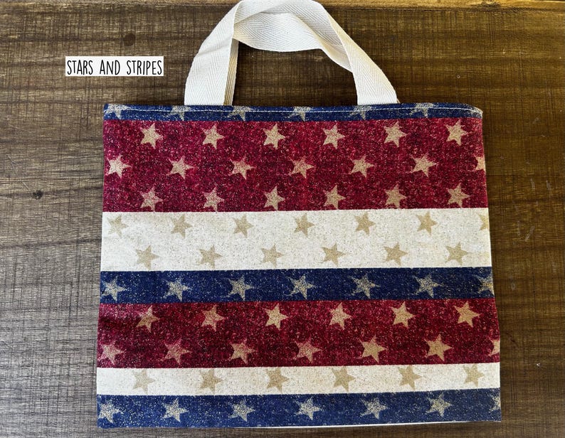 Mini Fabric Tote Bag, Handmade, Flat-bottomed - Etsy