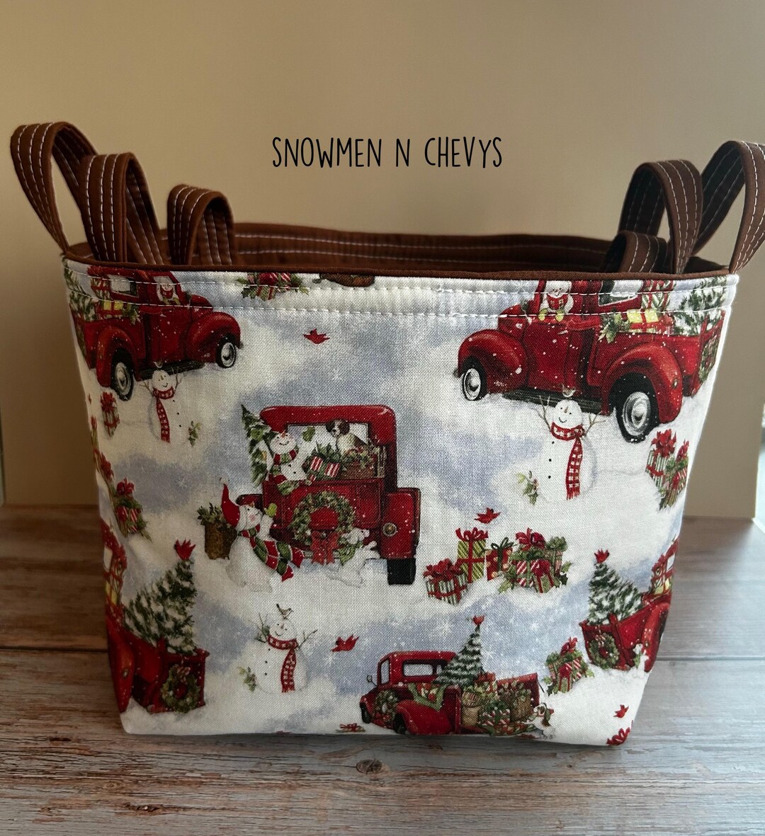 Holiday Lagom Fabric Storage Bins - Varying Patterns, Sizes - Etsy