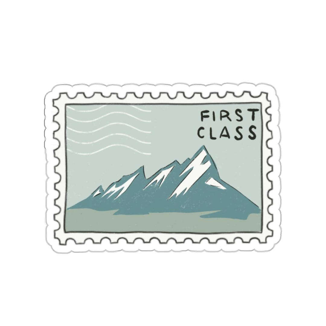 Colorado Flatirons Postage Stamp Sticker - Kiss-cut Stickers ...