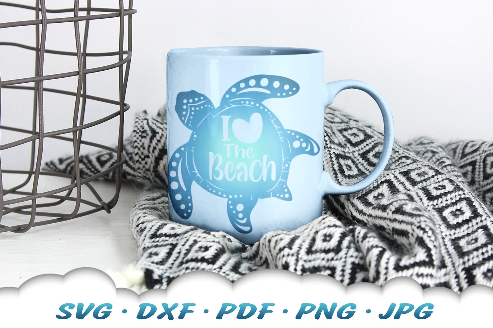 Beach Turtle Svg Files for Cricut Sea Turtle Svg I Love - Etsy