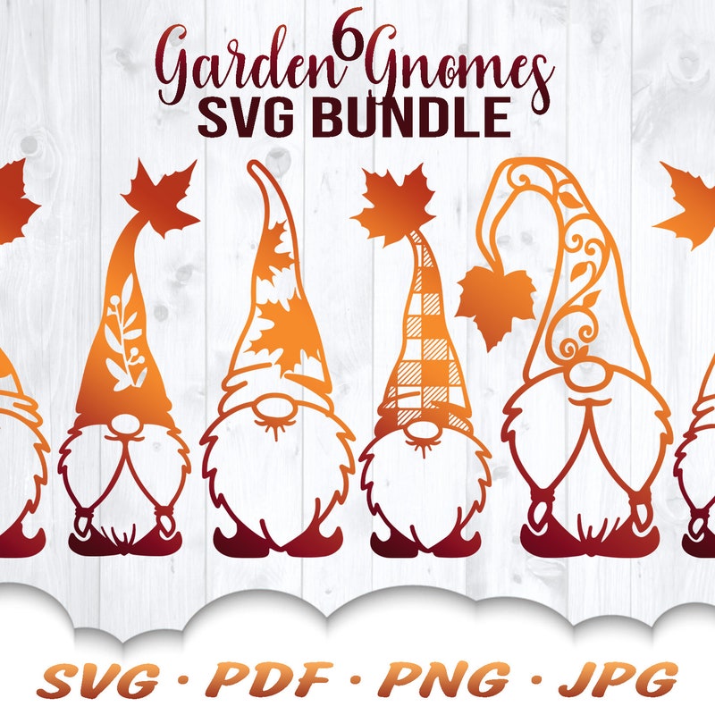 Fall Gnome Svg - Etsy