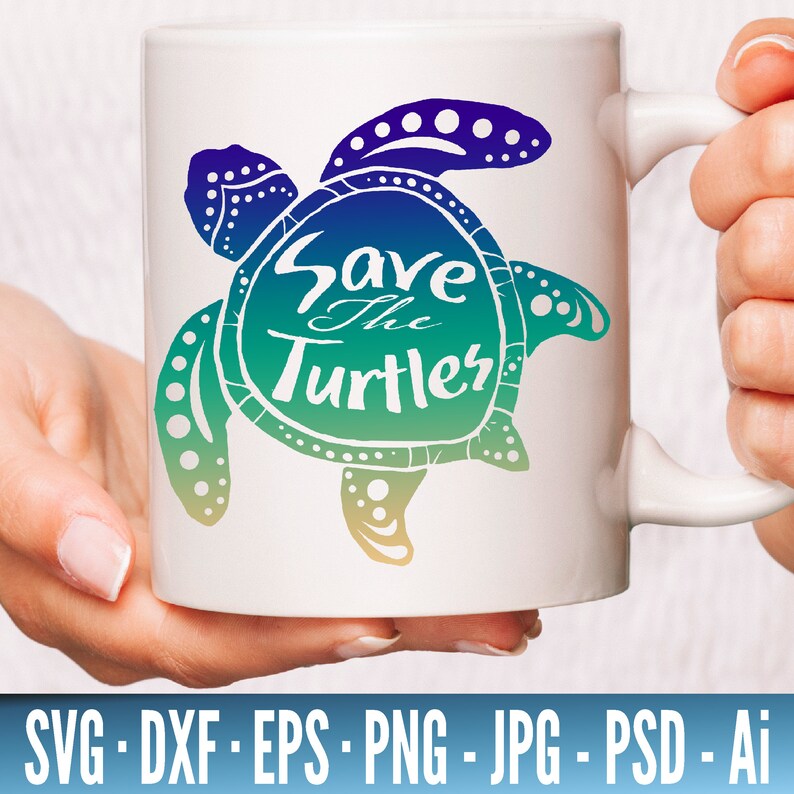 Save the Turtles SVG Sea Turtle SVG Turtle SVG Files for - Etsy