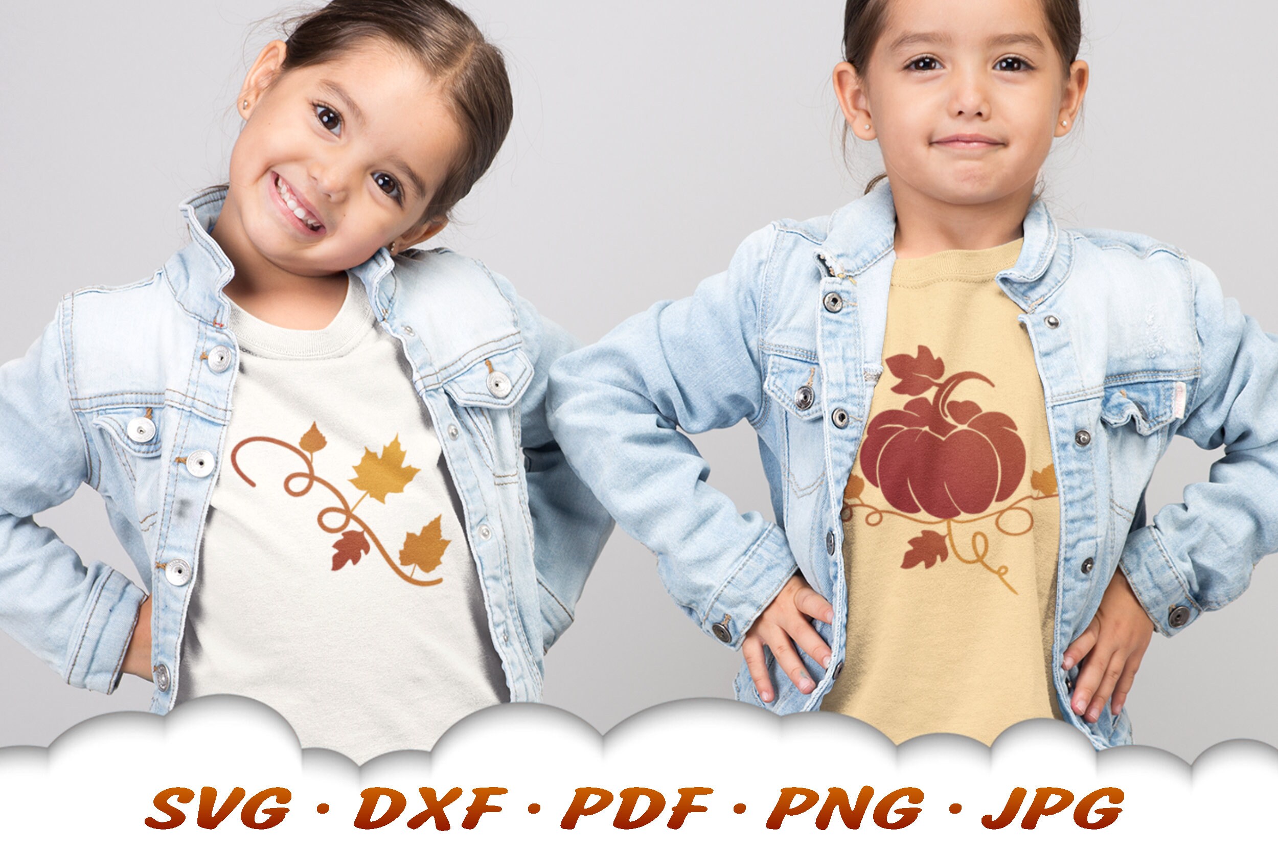 Pumpkins & Leaves Fall SVG Bundle Fall Svg Files for Cricut | Etsy