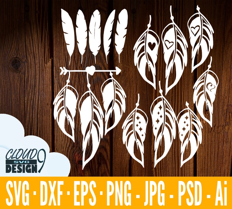 Feather SVG Bundle Feather SVG Feathers SVG Feather - Etsy