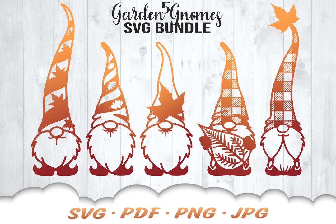 Fall Gnome SVG - Gnome Svg Bundle - Svg Files for Cricut - Fall Svg ...