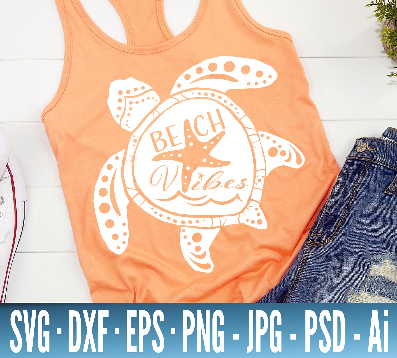 Beach Vibes SVG Files for Cricut Beach Vibes SVG Beach SVG - Etsy