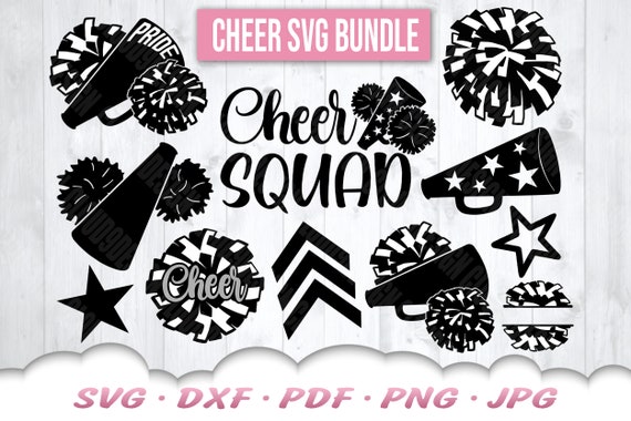 Cheer SVG Bundle Cheer Svg Cheerleader SVG Files for - Etsy Canada