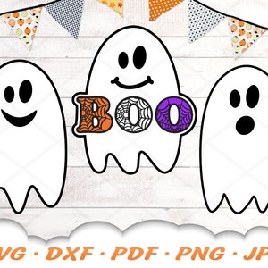 Ghost Svg Bundle - Halloween Svg - Boo Svg - Spooky Svg - Halloween ...