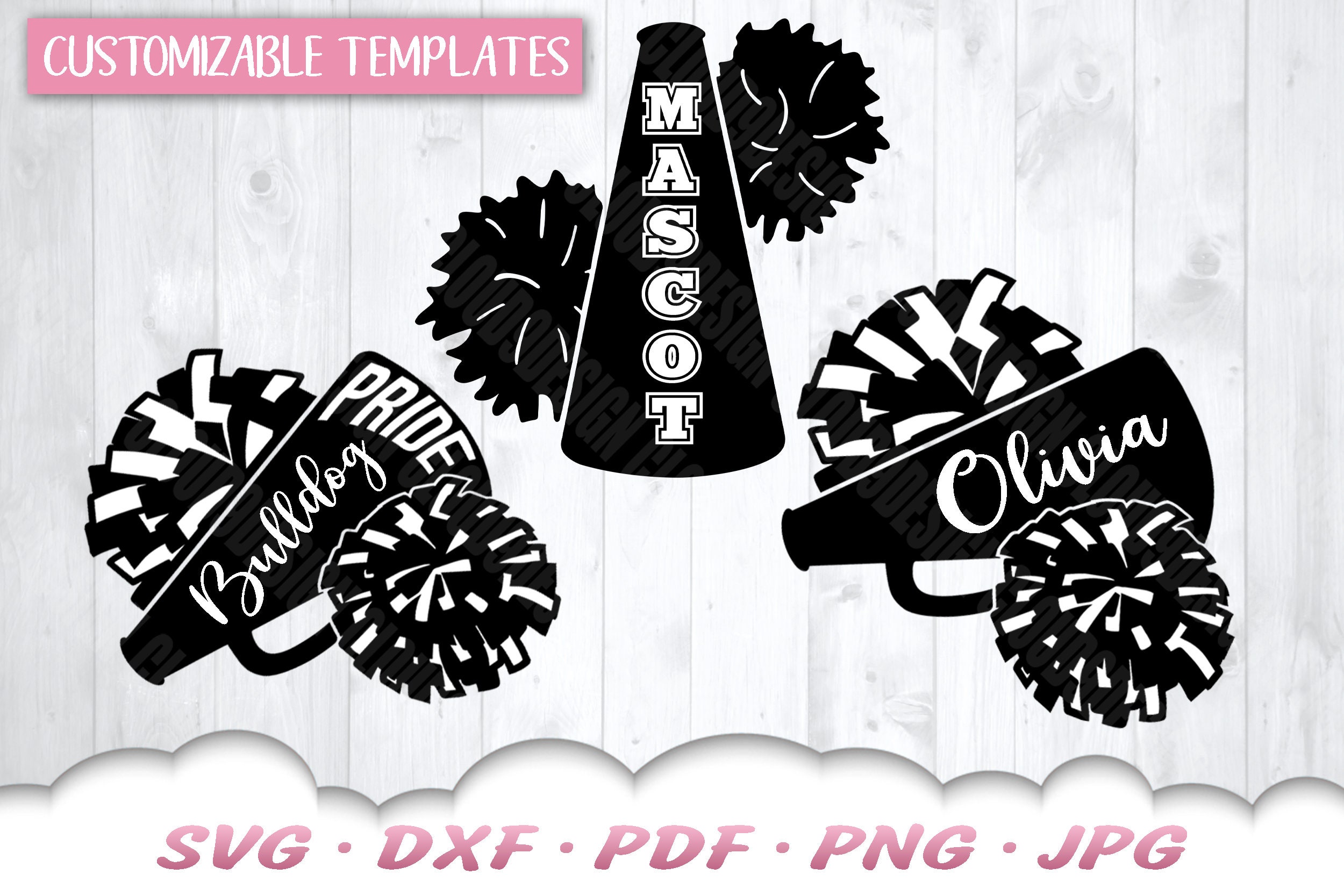 Cheer SVG Bundle Cheer Svg Cheerleader SVG Files for - Etsy