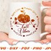 Hello Fall Vibes Pumpkin Rounds SVG Bundle Hello Fall Svg Pumpkin Svg ...
