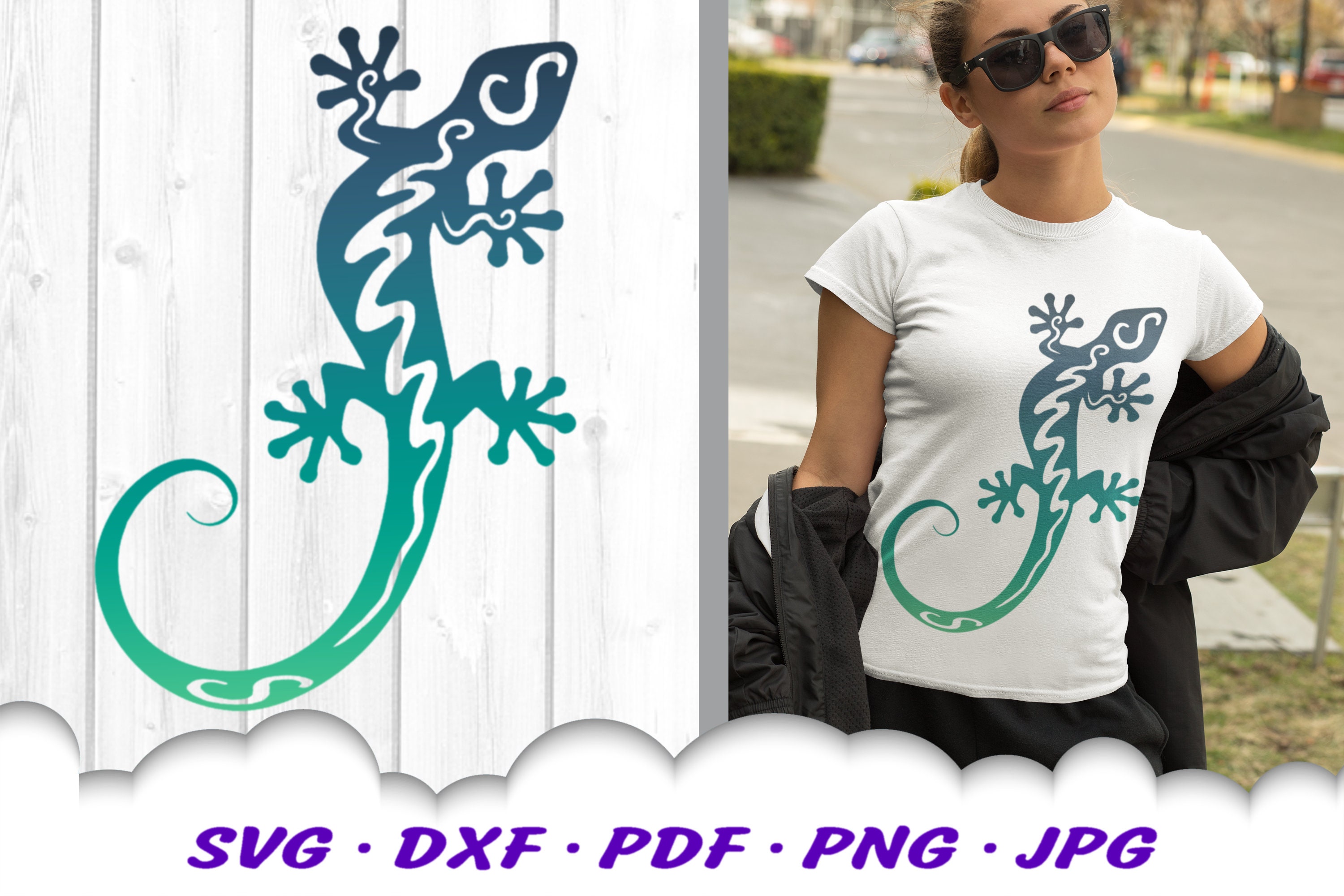 Kokopelli Gecko Lizard SVG Lizard SVG Files for Cricut | Etsy