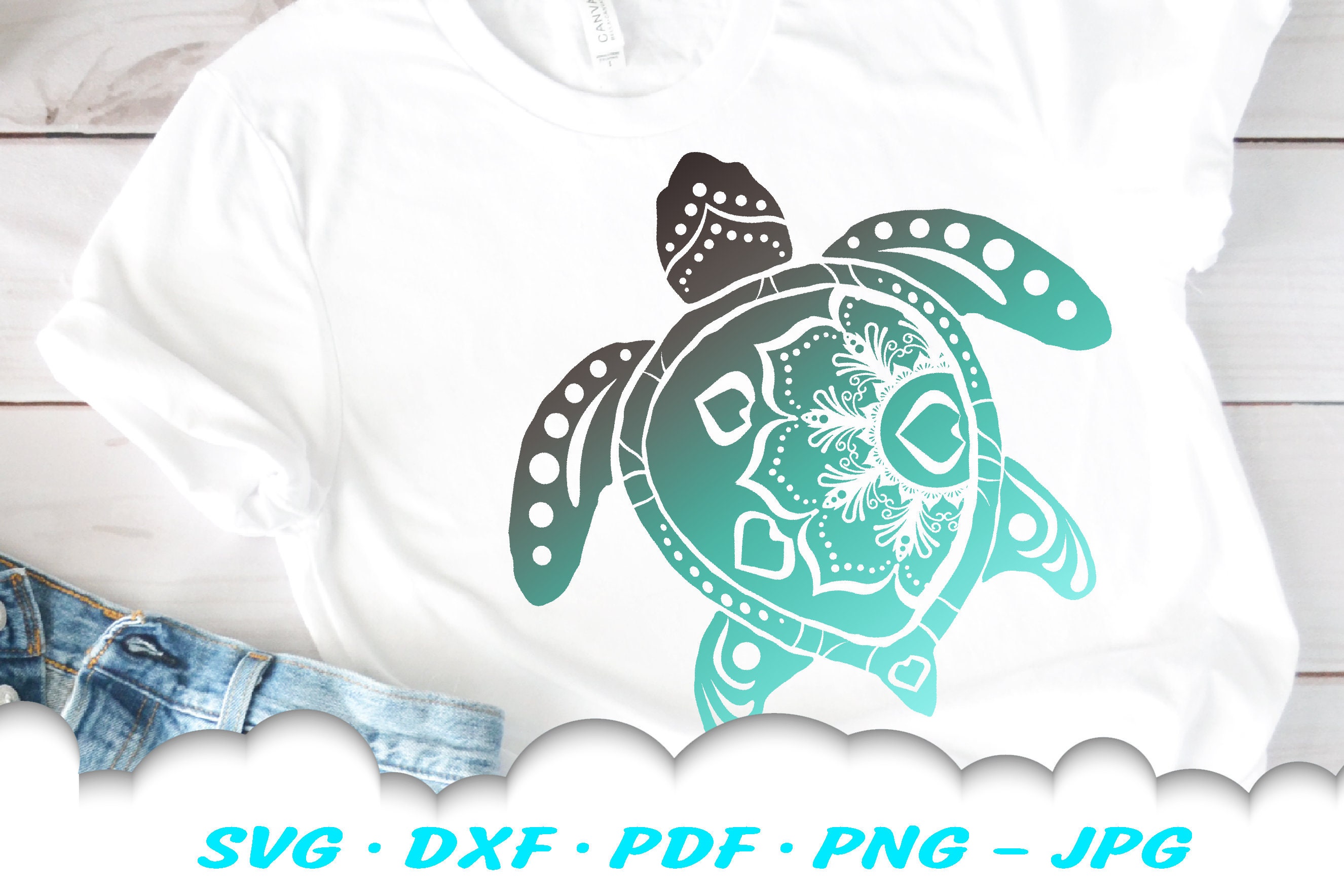 Mandala Turtle SVG Bundle Swimming Turtle Svg Sea Turtle - Etsy