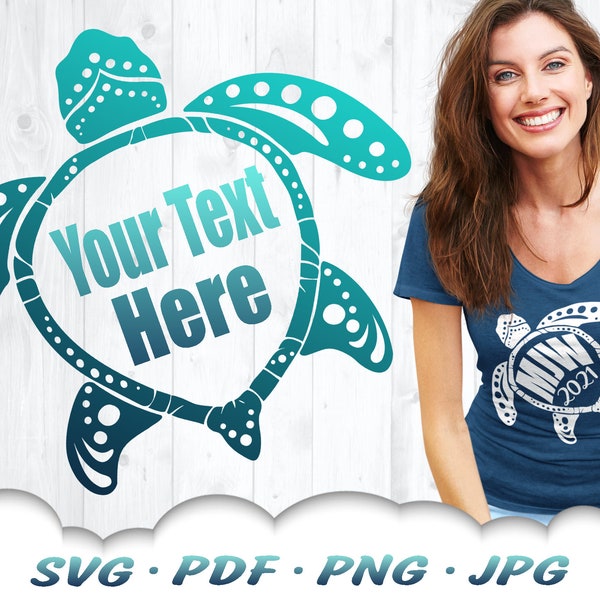 Sea Turtle Monogram - Etsy