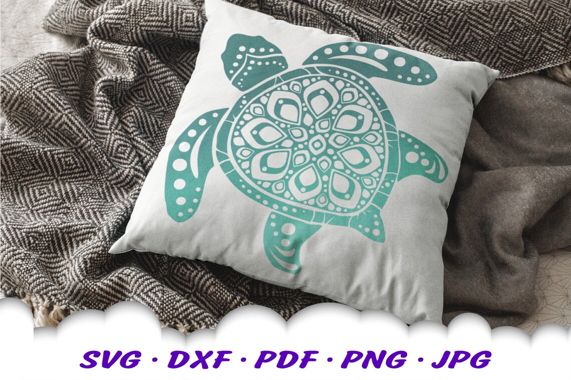 Zentangle Turtle SVG Files for Cricut Sea Turtle SVG Sea - Etsy