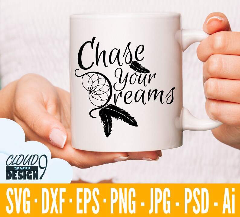 Chase Your Dreams SVG Dream Catcher SVG Files For Cricut | Etsy