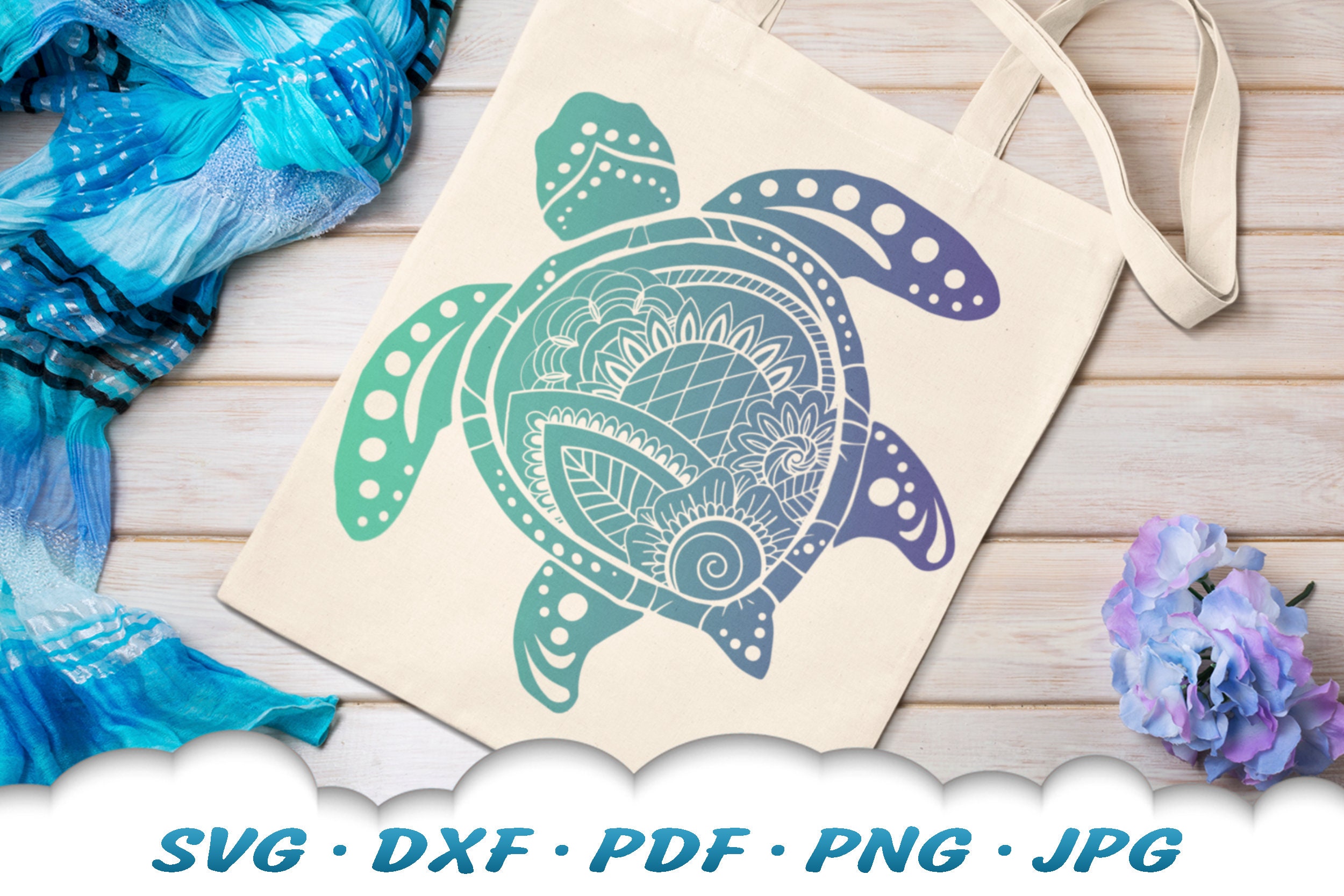 Zentangle Sea Turtle Svg Files for Cricut Sea Turtle Svg - Etsy