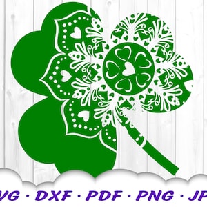 Shamrock Mandala Svg - Shamrock Svg Files for Cricut - Heart Mandala ...
