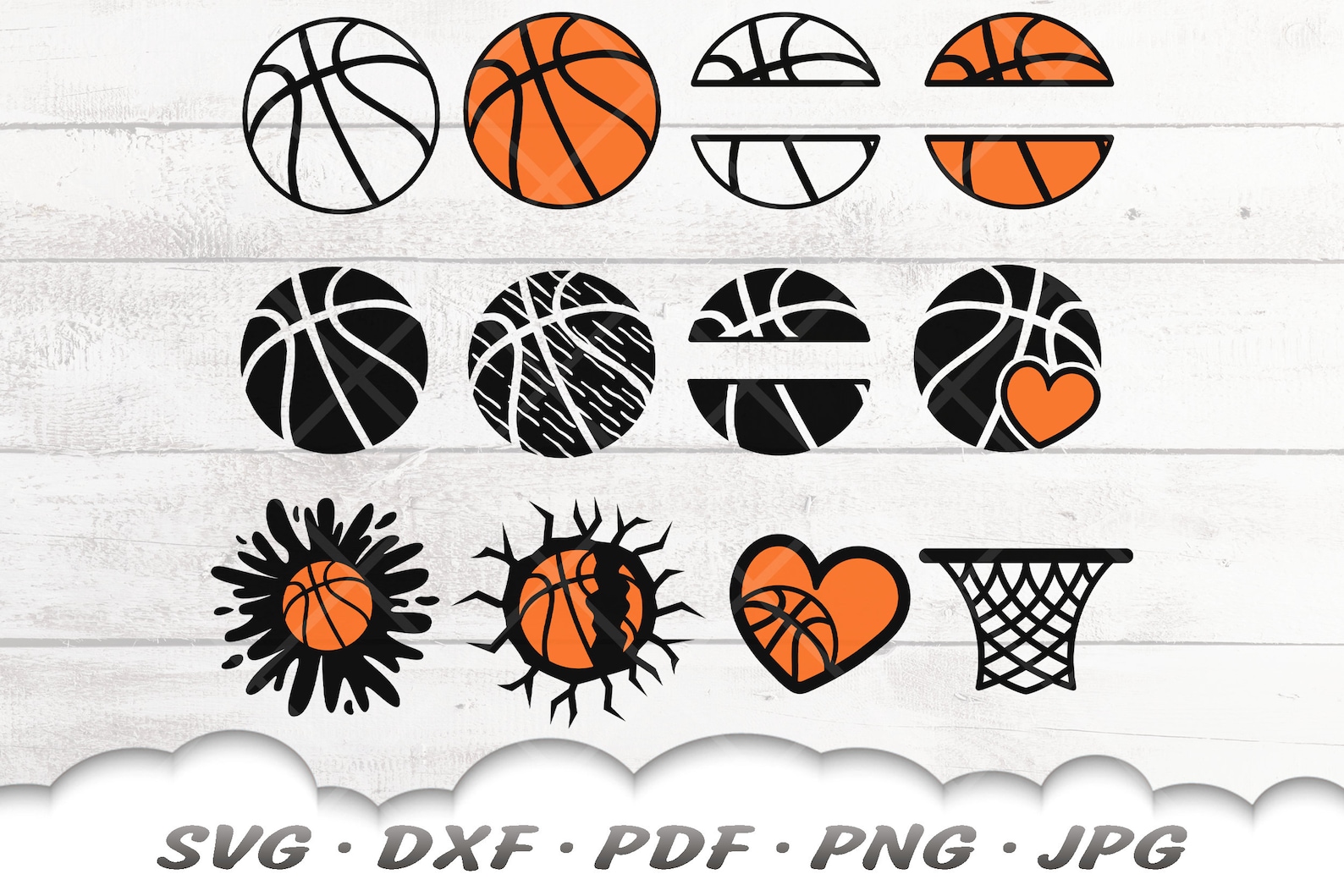 Basketball SVG Bundle Basketball Svg Basketball Monogram - Etsy