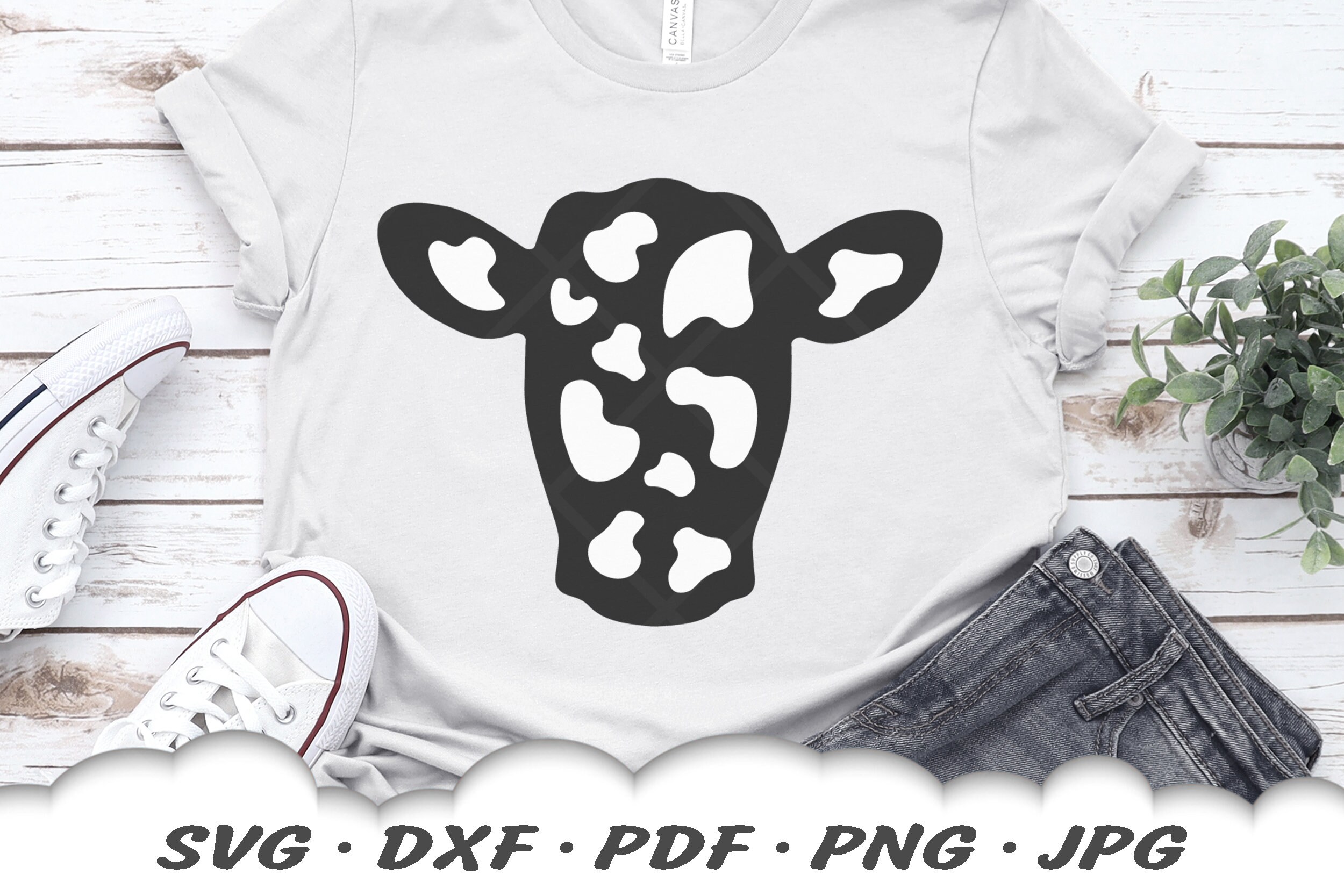 Cow SVG Bundle Cow Svg Cow Head Svg Cow Shirt Dairy - Etsy