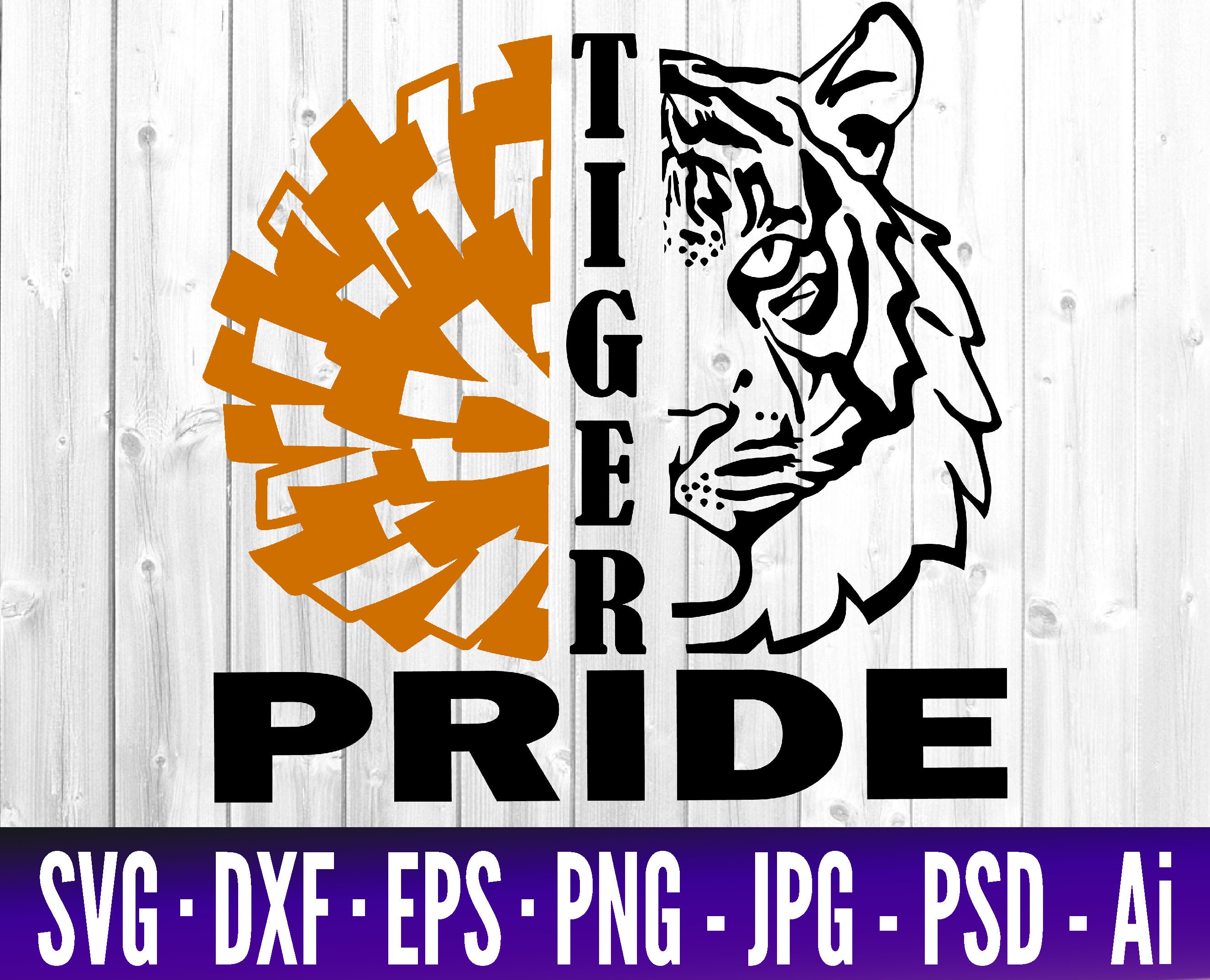 Tigers Cheerleading Logo