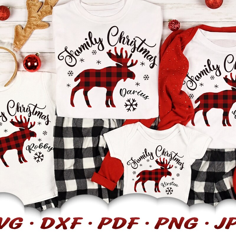 Family Christmas Svg - Etsy