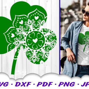 Shamrock Mandala Svg - Shamrock Svg Files for Cricut - Heart Mandala ...