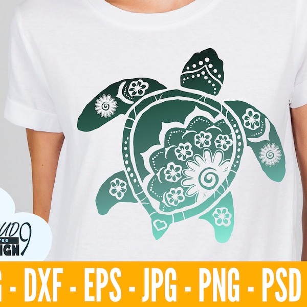 Sea Turtle Svg - Etsy