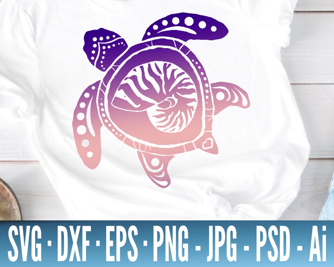 Sea Turtle SVG Sea Shell SVG Arquivos Turtle SVG para Cricut Beach svg ...