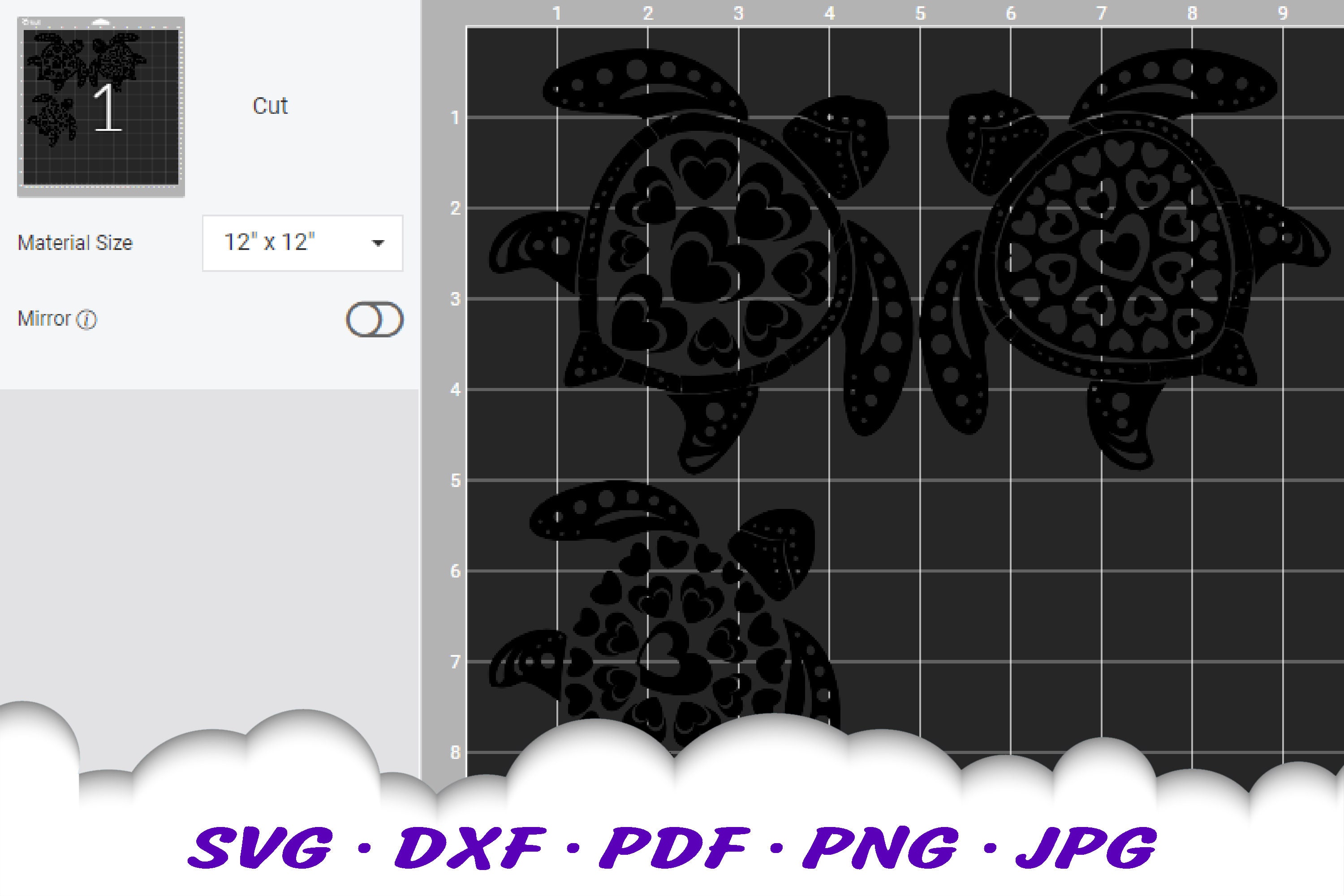 BIG Valentine Mandala Heart Turtle SVG Bundle Sea Turtle SVG - Etsy