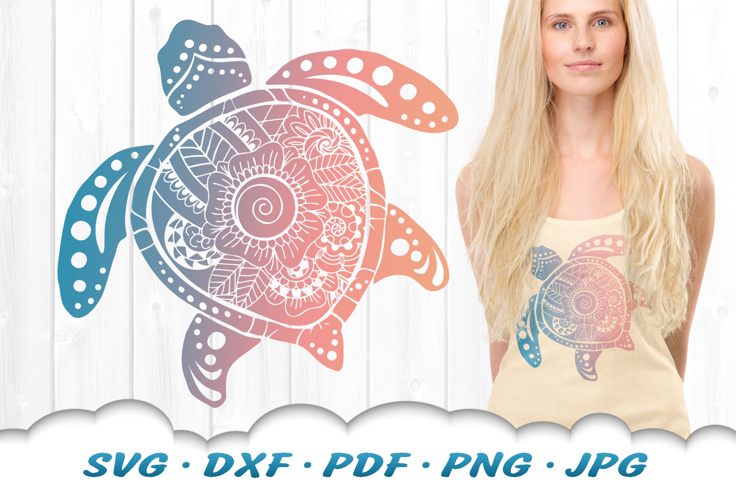 Mandala Beach SVG Bundle Mandala Sea Turtle Svg Beach Svg - Etsy