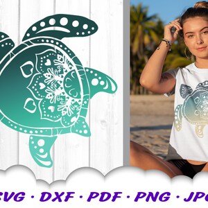 Turtle Heart Mandala Svg Bundle - Turtle SVG Files for Cricut - Mandala ...