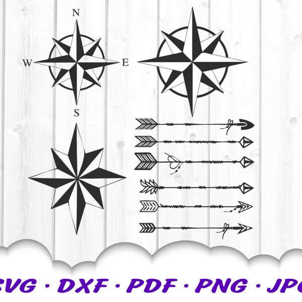 Compass Arrows - Etsy