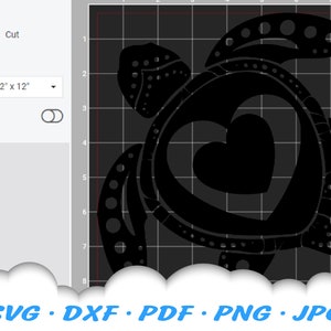 Valentine Heart Sea Turtle SVG - Sea Turtle SVG - Turtle SVG Files for ...