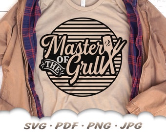 Grill Master SVG Master of the Grill SVG Summer SVG Vector - Etsy