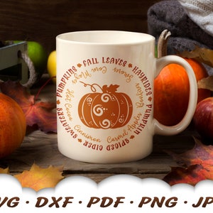 Fall Pumpkin Svg Cut Files Bundle - Pumpkin Svg Files for Cricut ...