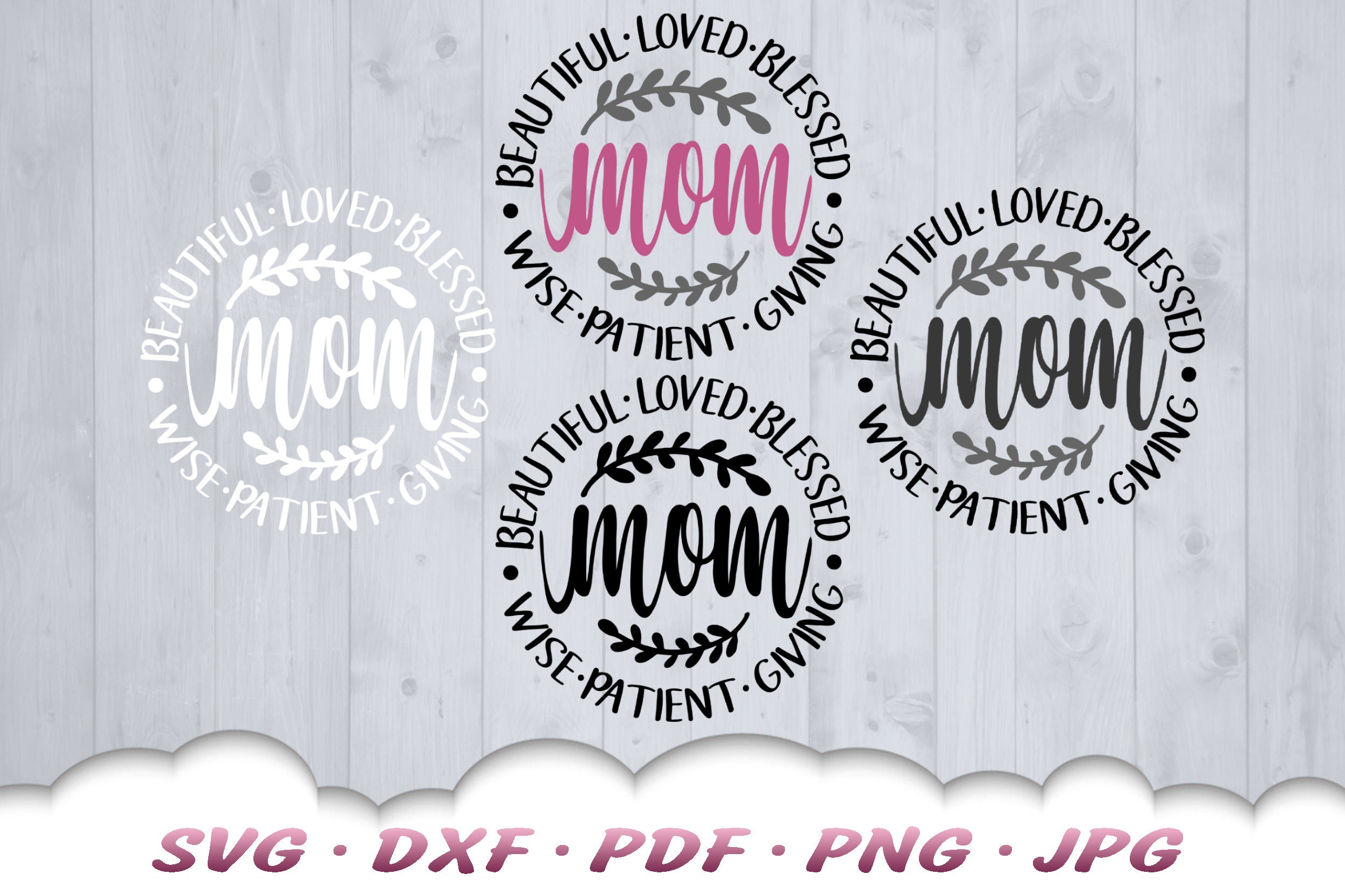 Mother's Day Svg Bundle Mom Svg Files For Cricut | Etsy