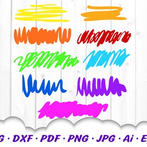 Scribbles SVG Bundle - Marker Scribbles SVG - Scribbles Svg File for ...
