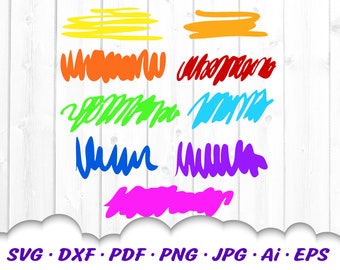 Scribble Svg Eps Png Cut Files Svg Files for (Download Now) - Etsy