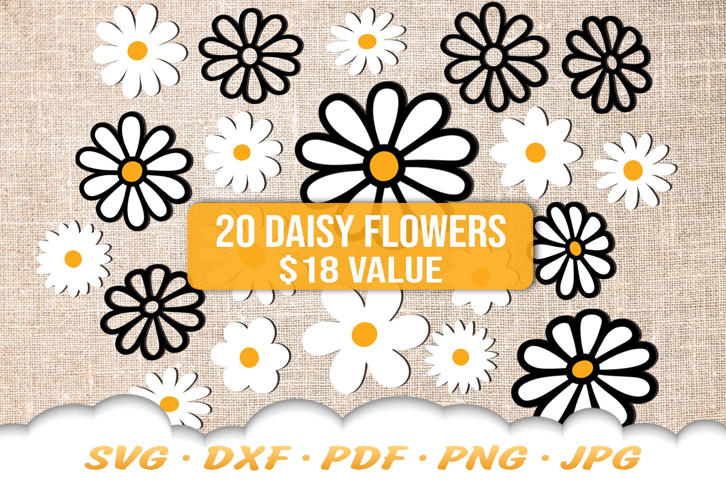 Daisy SVG Bundle Daisy Svg Flower Svg Daisy Png Daisy - Etsy Finland