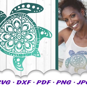 Zentangle Turtle SVG Files for Cricut - Sea Turtle SVG - Sea Turtle ...
