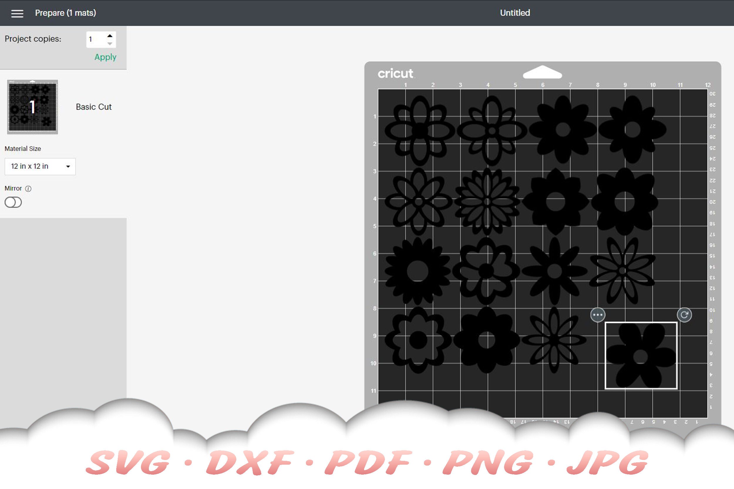 Spring Flowers SVG Bundle Floral Svg Files for Cricut - Etsy Canada