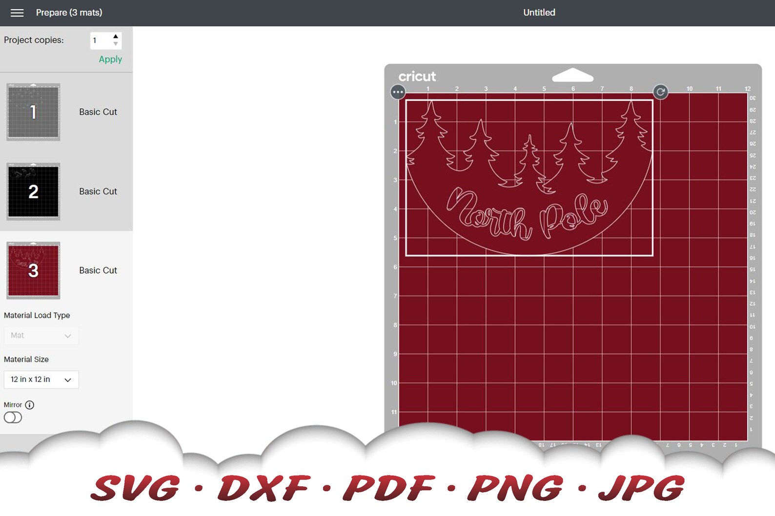 Christmas Svg Bundle Reindeer Svg Santa Svg North Pole - Etsy